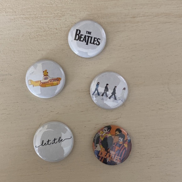 The Beatles | Accessories | Rare The Beatles Pin Back Button Set | Poshmark